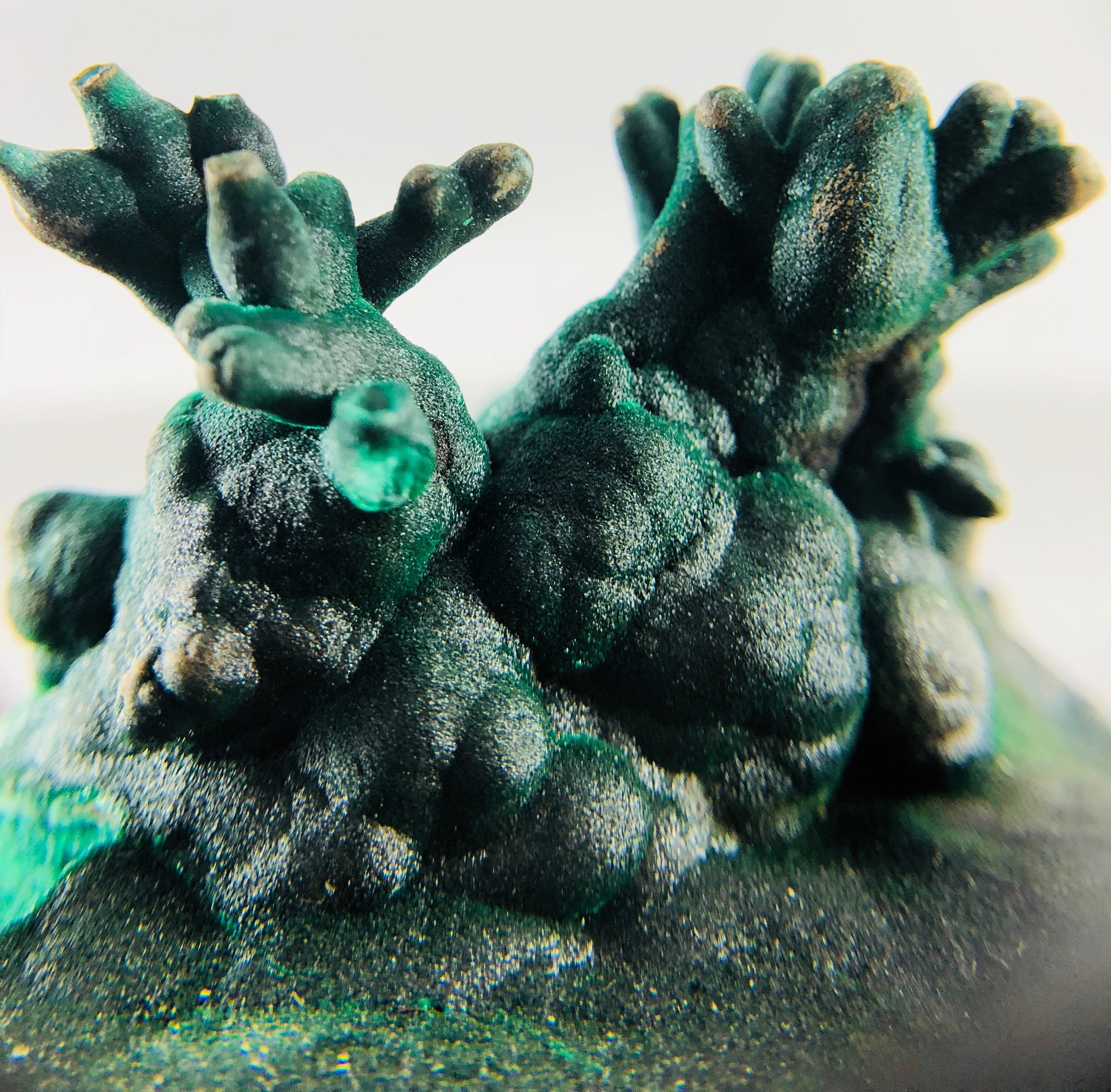 Malachite Stalactite Cluster - Summit's Steps Minerals