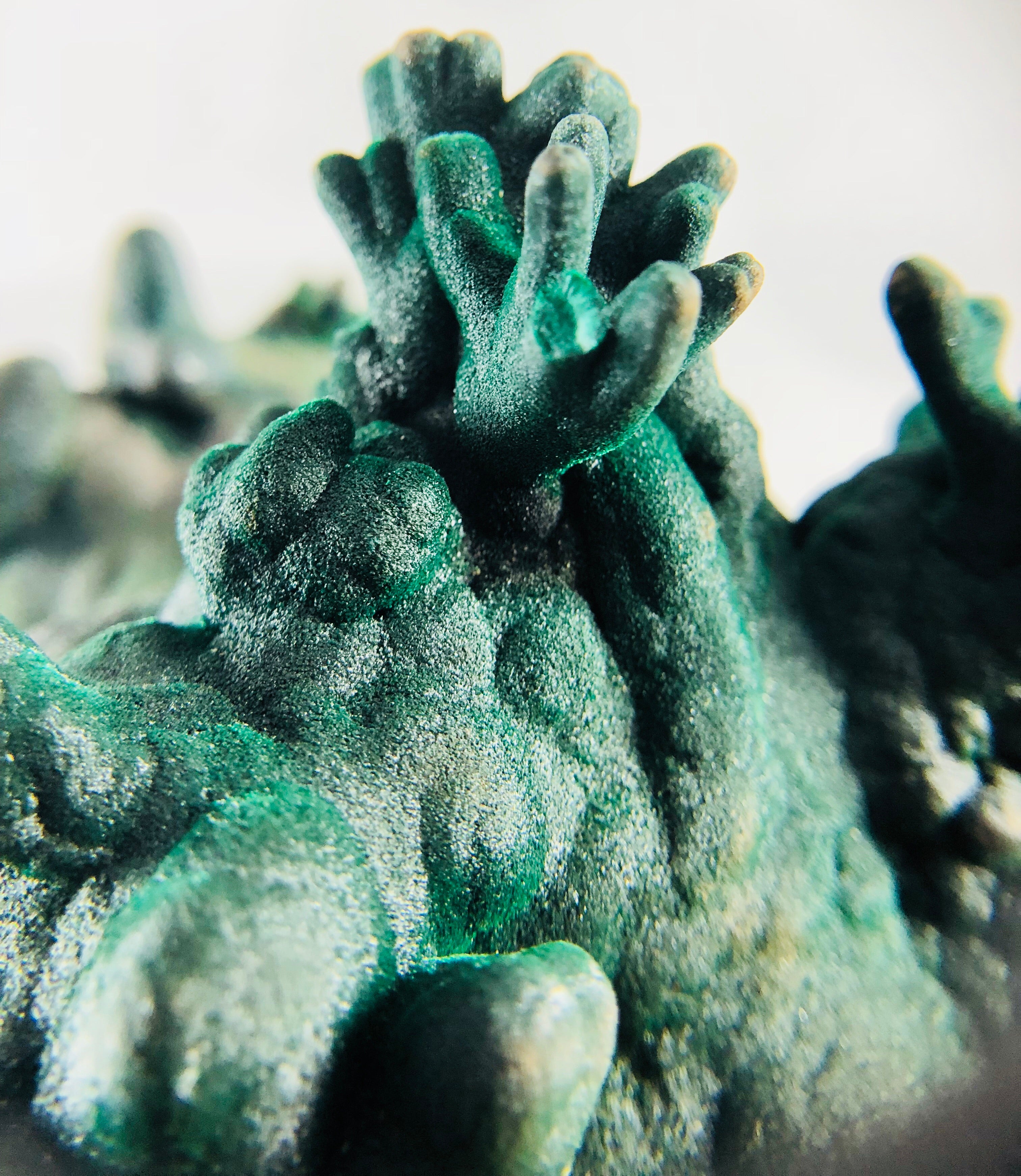 Malachite Stalactite Cluster - Summit's Steps Minerals