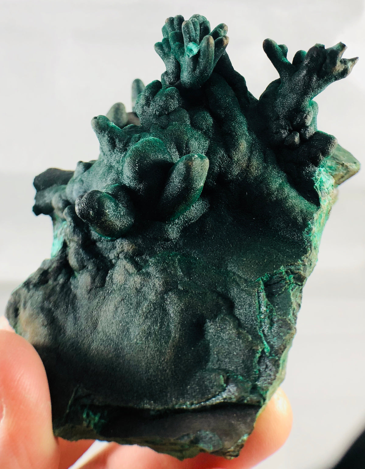 Malachite Stalactite Cluster - Summit's Steps Minerals