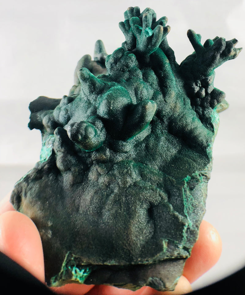 Malachite Stalactite Cluster - Summit's Steps Minerals